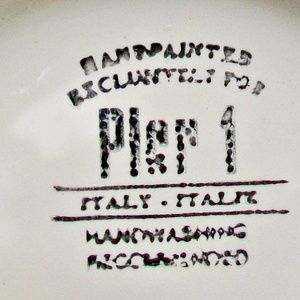 Pier 1 | Dining | Pier One Pitcher Hand Painted Italy Large 8 Oz | Poshmark